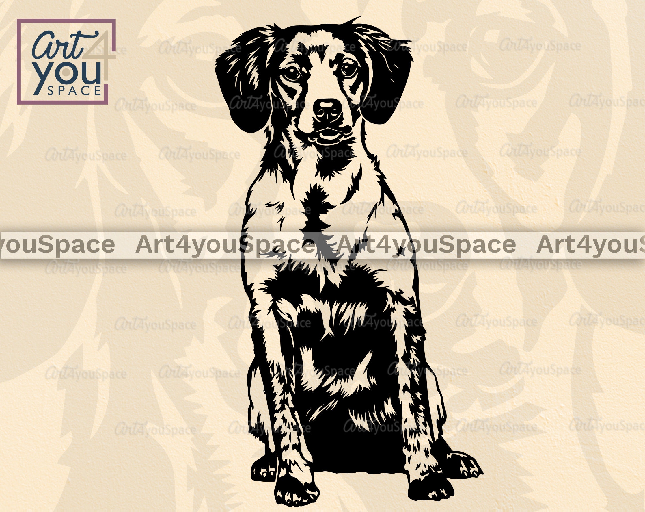 Brittany Spaniel Svg Dog Svg Files for Cricut Vector Clipart - Etsy