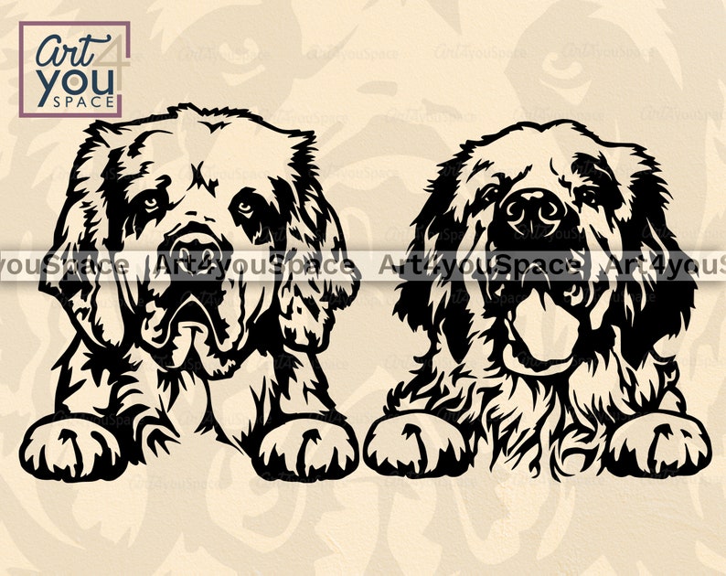 Clumber Spaniel SVG Dog Svg Files for Cricut Funny Pet Face | Etsy