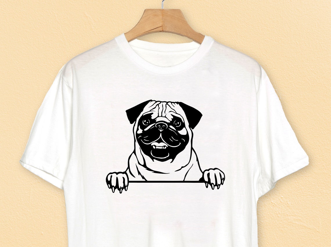 Pug SVG Pug With Bandana Glasses USA Svg Cricut Clipart | Etsy