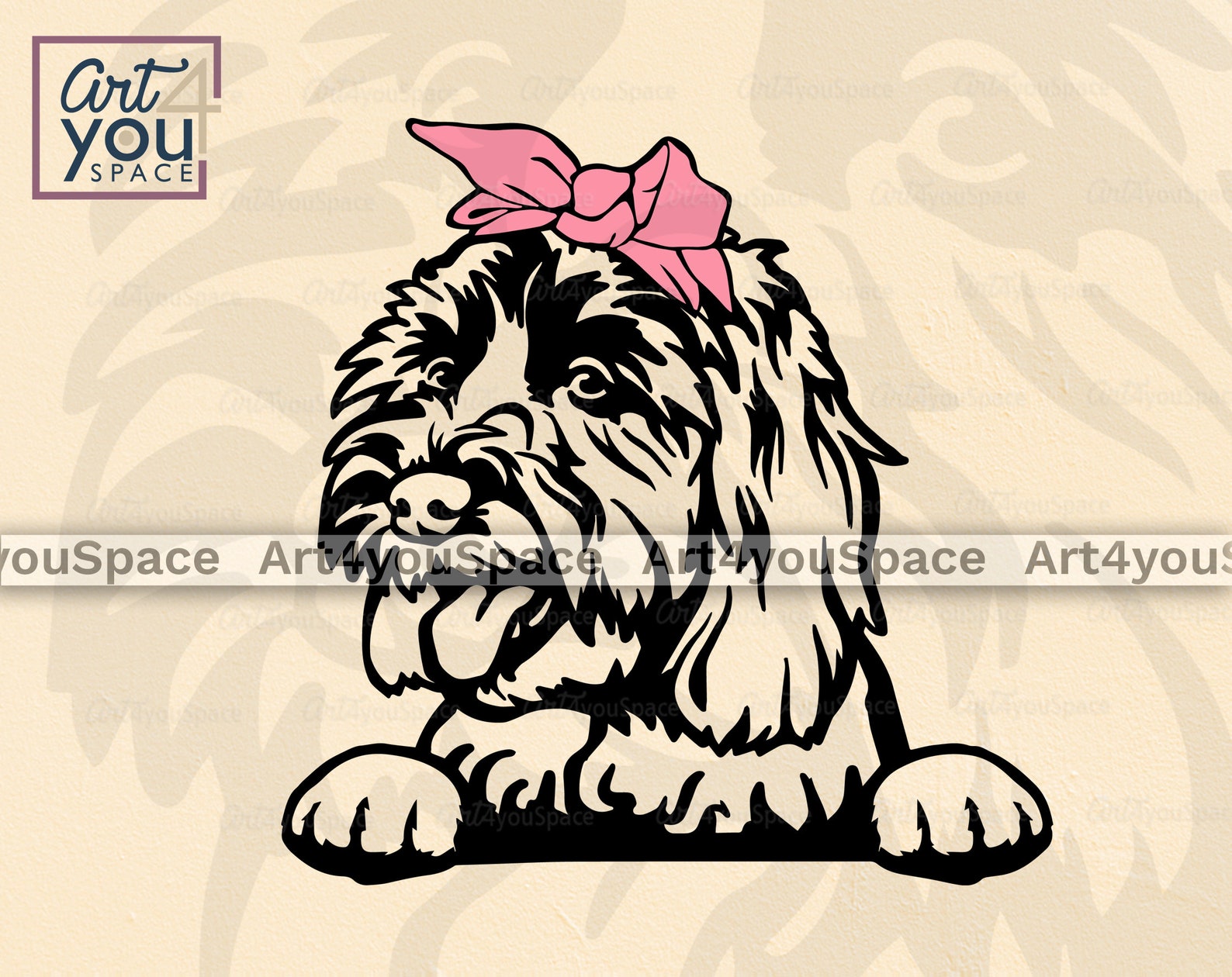 Cockerpoo Svg Dog SVG File Cricut Cute Pet Clipart Download - Etsy