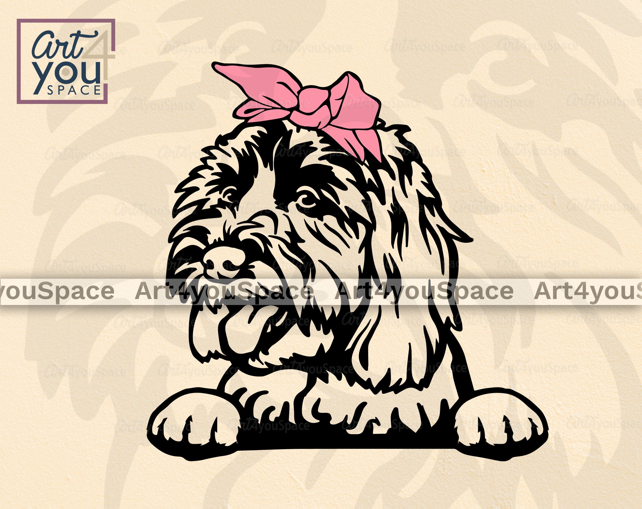 Cockerpoo Svg Dog SVG File Cricut Cute Pet Clipart Download - Etsy