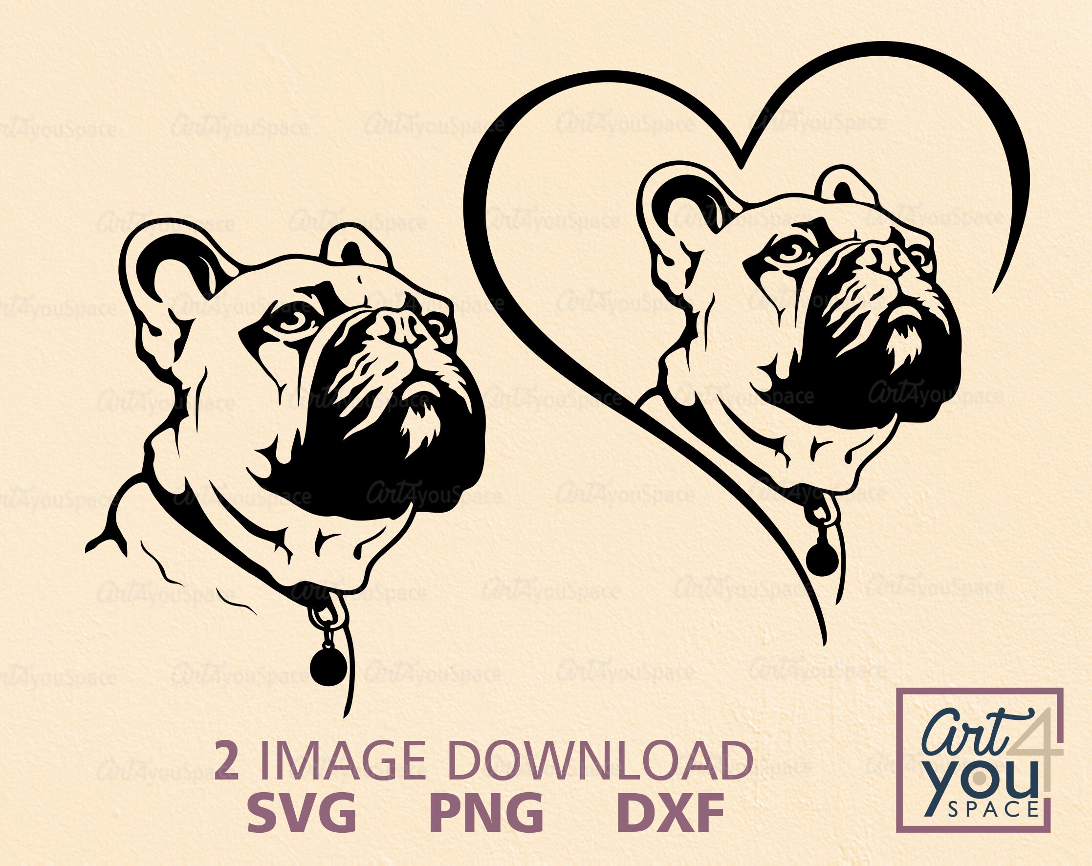 French Bulldog SVG Valentine frenchie svg dog svg cricut | Etsy