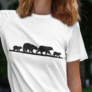 Bear Family SVG Files Cricut, Black Bear Vector, Cute Woodland Animal ...
