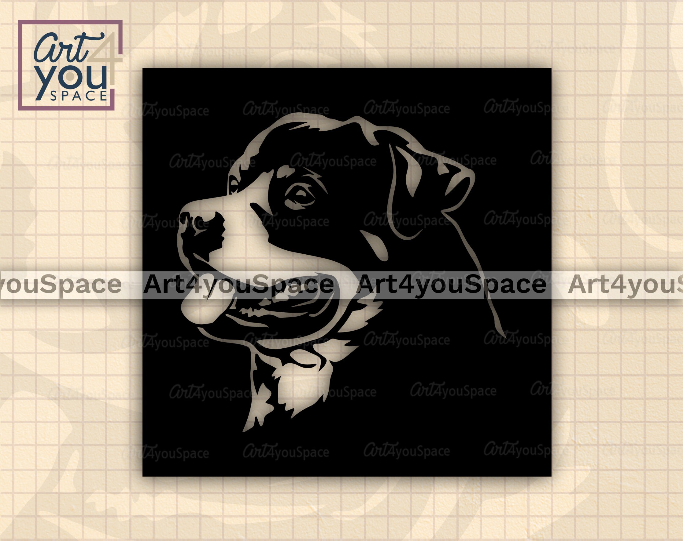 Rottweiler Svg Dog Cricut Project Rott Vector Stencil - Etsy Canada