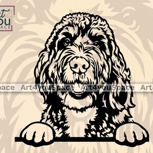 Bernedoodle Dog Svg Bundle for Cricut, Digital Cute Animal Clipart ...
