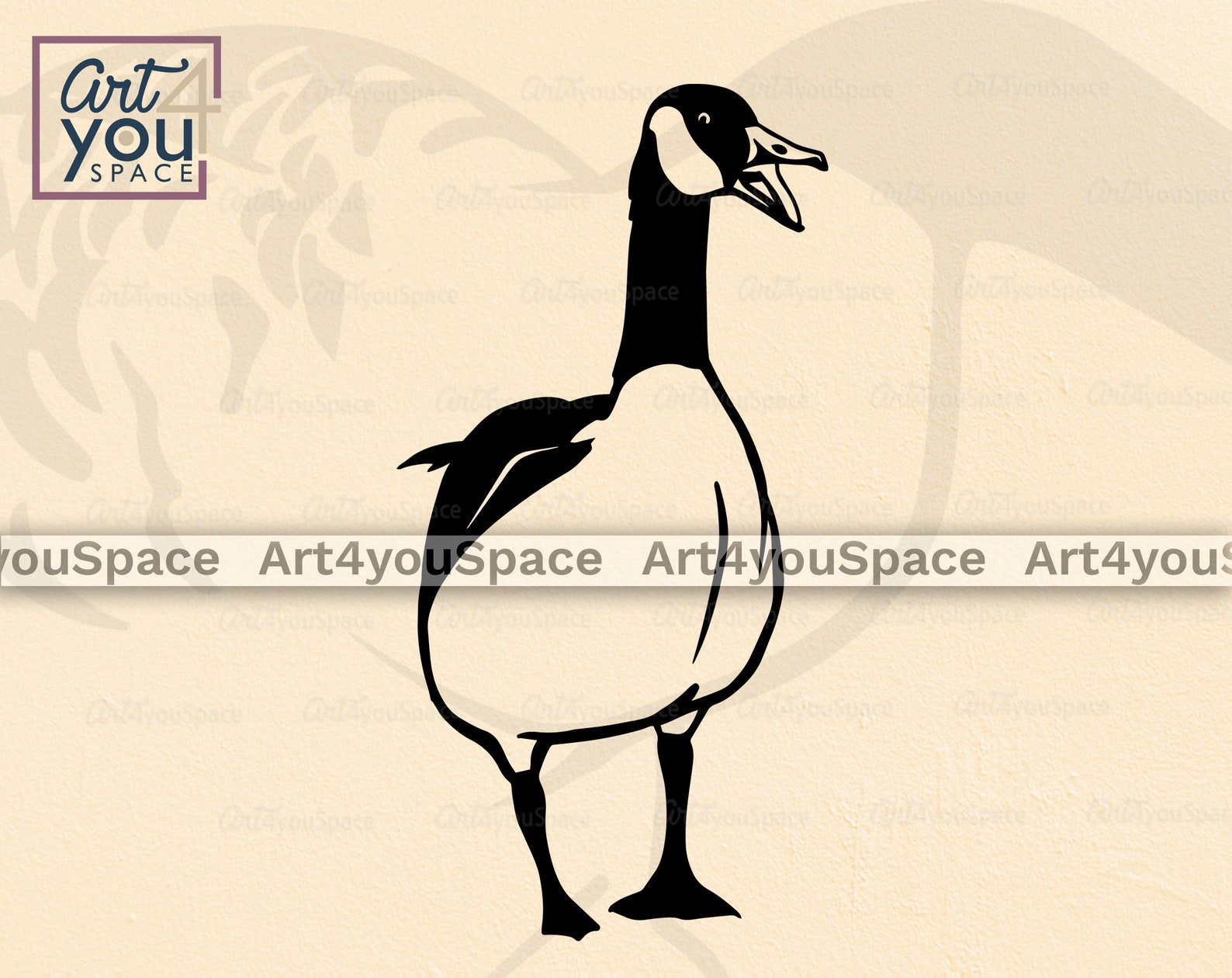 Goose Clipart, Geese Svg, Canada Geese, Grey Goose, Bird, Farm Animal ...
