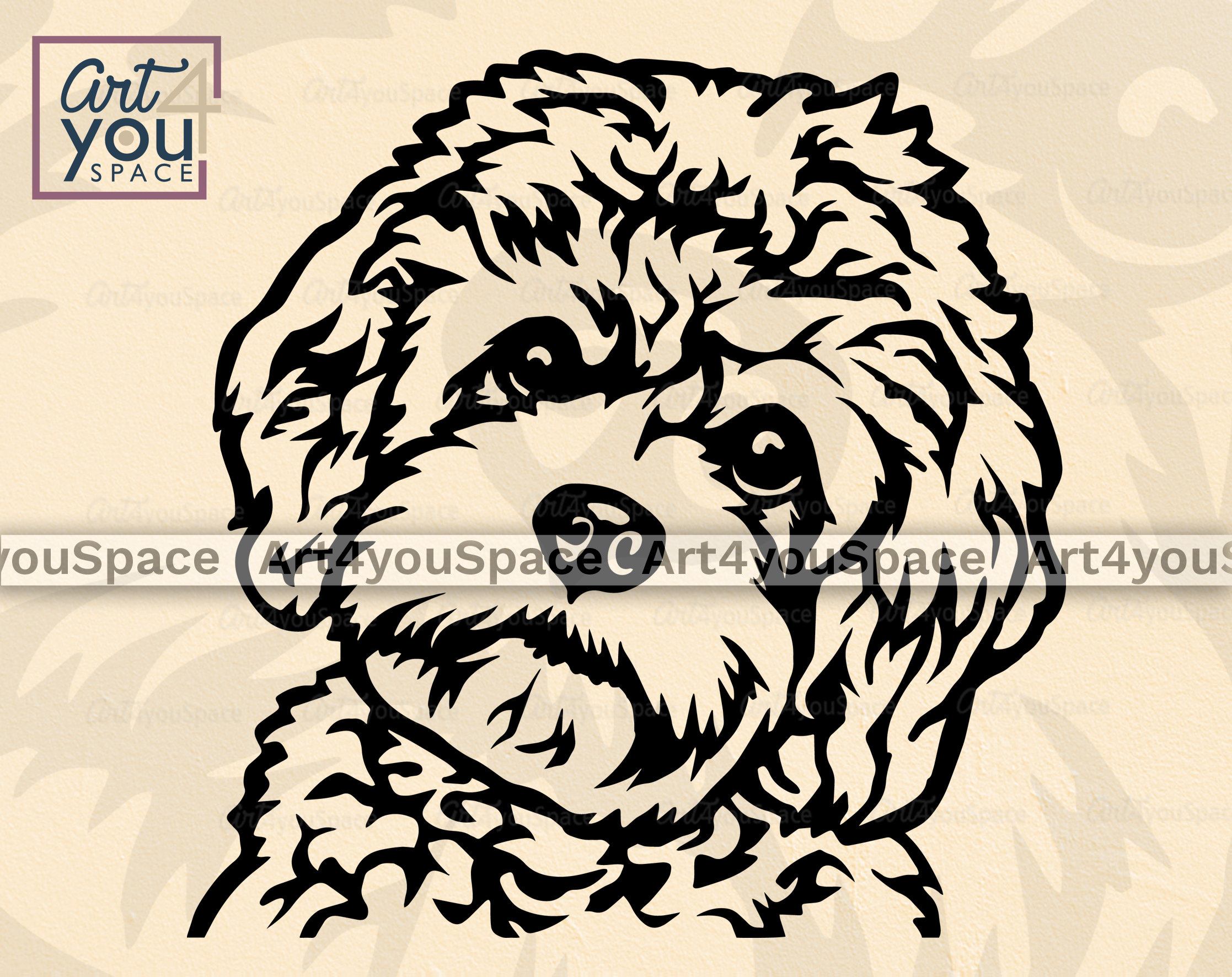 Cavapoo Svg Dog SVG File Cricut Cute Puppy Clipart Download | Etsy UK