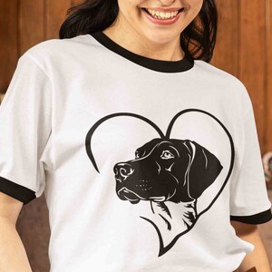 German Shorthaired Pointer Art, GSP Svg, Cricut Project, Dog Face ...