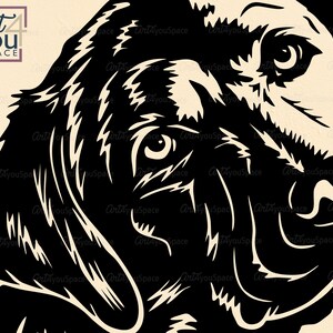 Labrador Svg, Dog Svg Cricut, Lab Face Clipart, Head, Download Vector ...