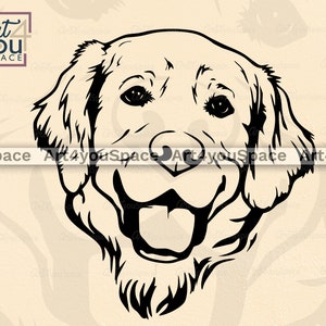 Golden Retriever SVG, Labrador Svg, Goldie, Lab, Download, Cute Dog ...