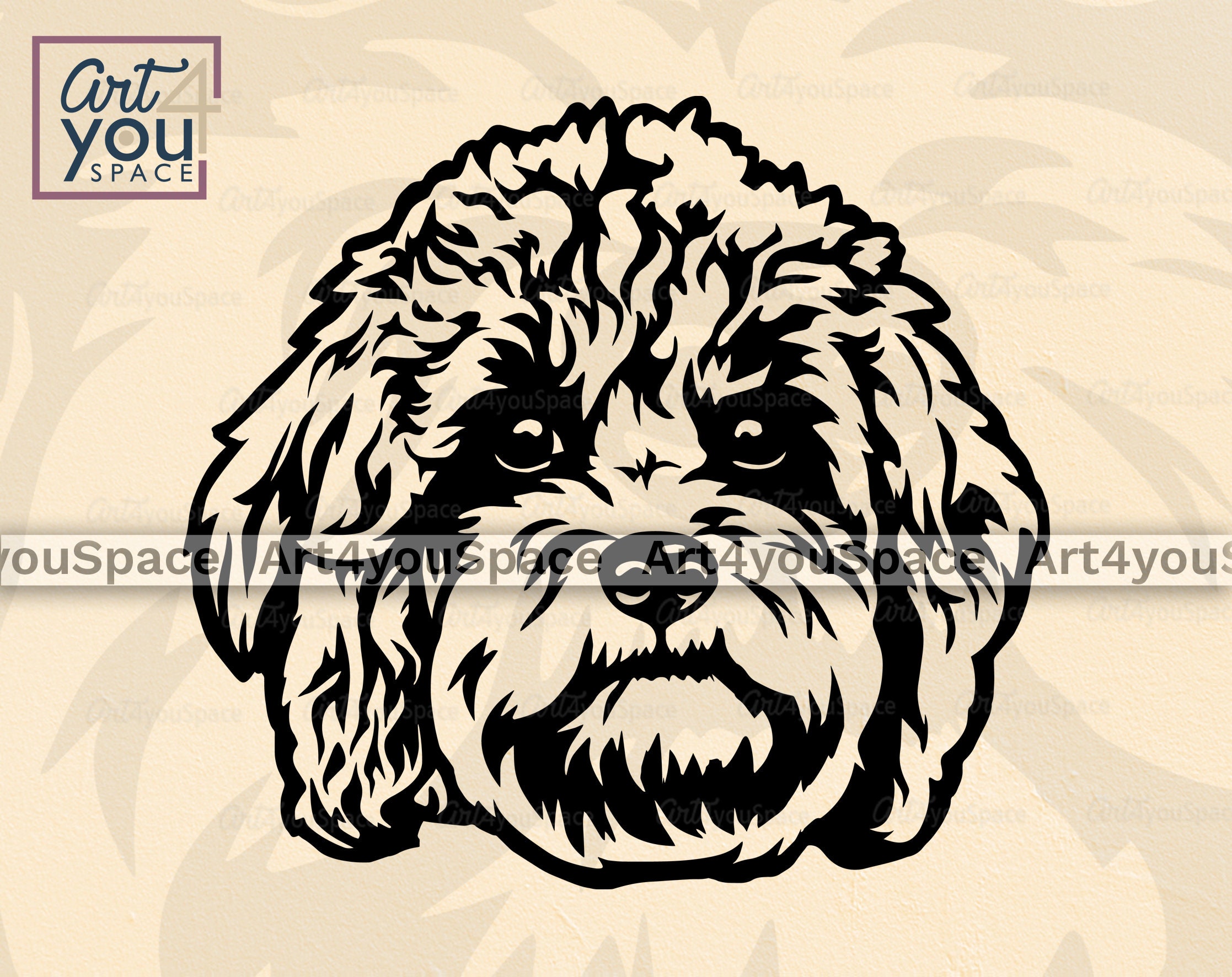 Cavapoo Svg Dog SVG File Cricut Cute Puppy Clipart Download - Etsy ...