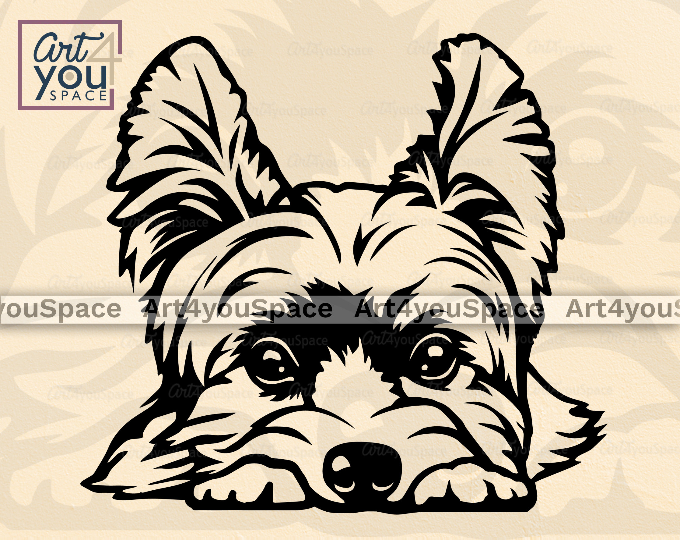 Yorkshire Terrier SVG Dog Svg Files for Cricut Cute Silkie | Etsy