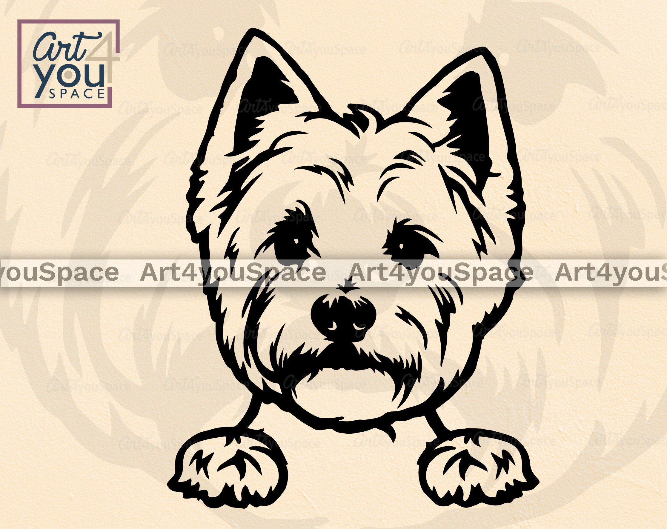 West Highland White Terrier svg Westie mom clipart dog svg | Etsy