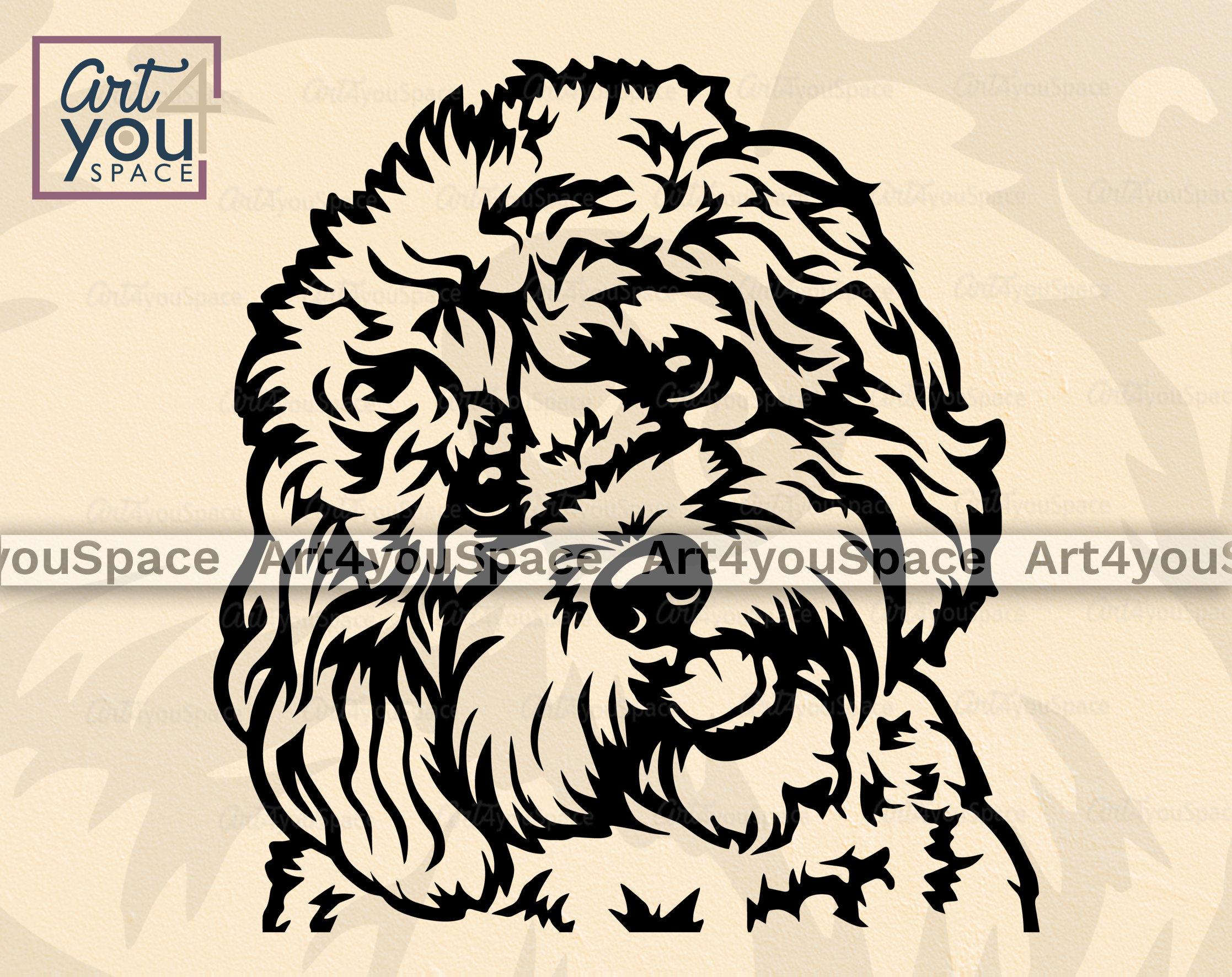Cavapoo Svg Dog SVG File Cricut Cute Puppy Clipart Download | Etsy UK