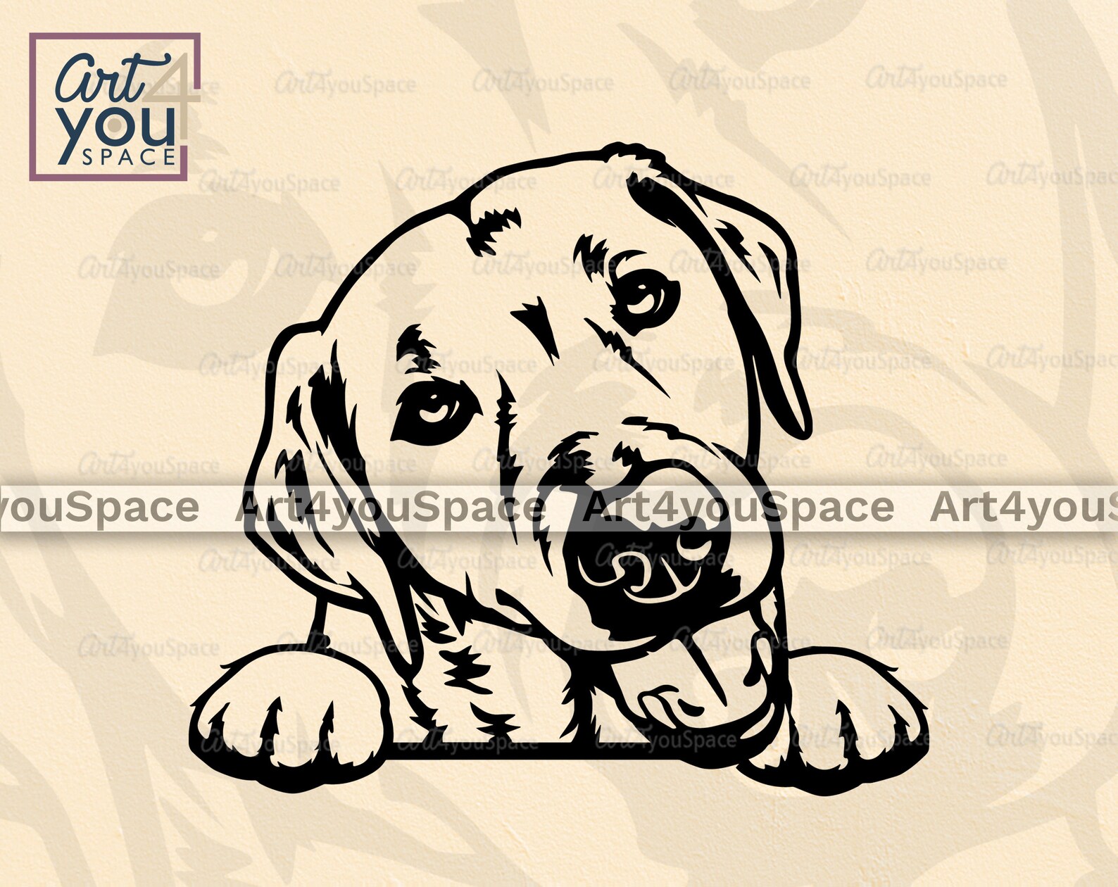 Labrador Svg Files for Cricut Dog Clipart Yellow Lab Breed - Etsy