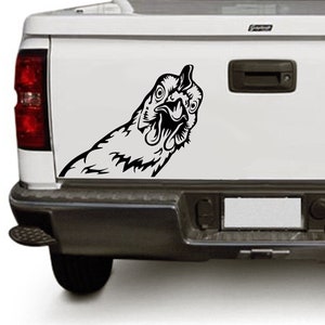 Chicken Svg, Farm Life, Animal, Poultry Sign, Peeking Funny Rooster, Download, Graphic Clipart ...