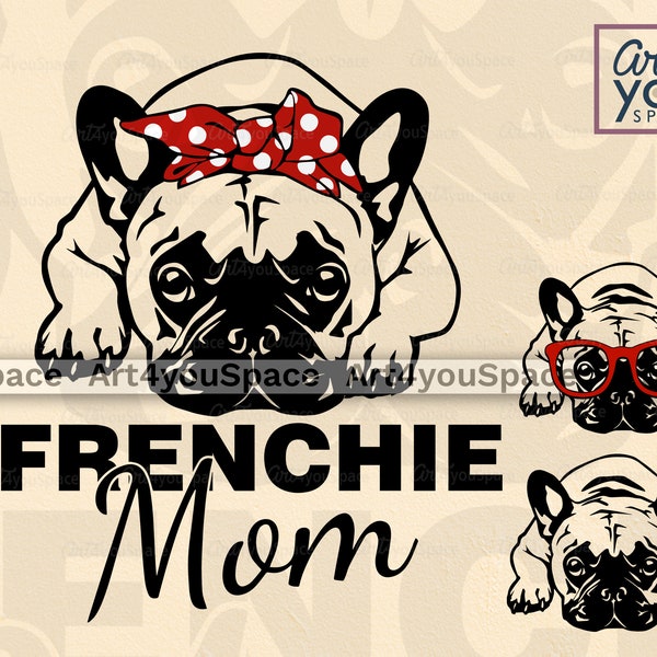 Frenchie Svg - Etsy