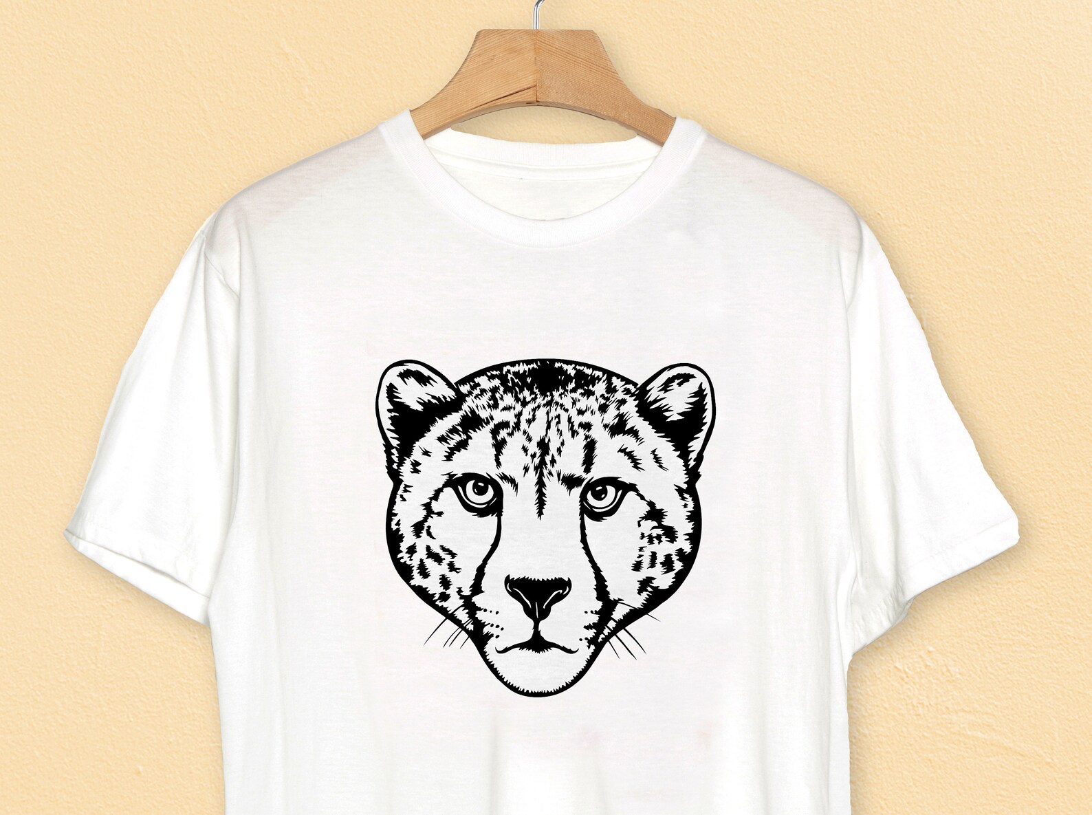 Cheetah SVG Files Cricut Wild Animal Face Zoo Clipart | Etsy