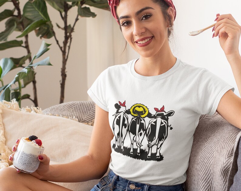 Three Cows SVG Files for Cricut, Heifer Png, Farm Animal Clipart ...