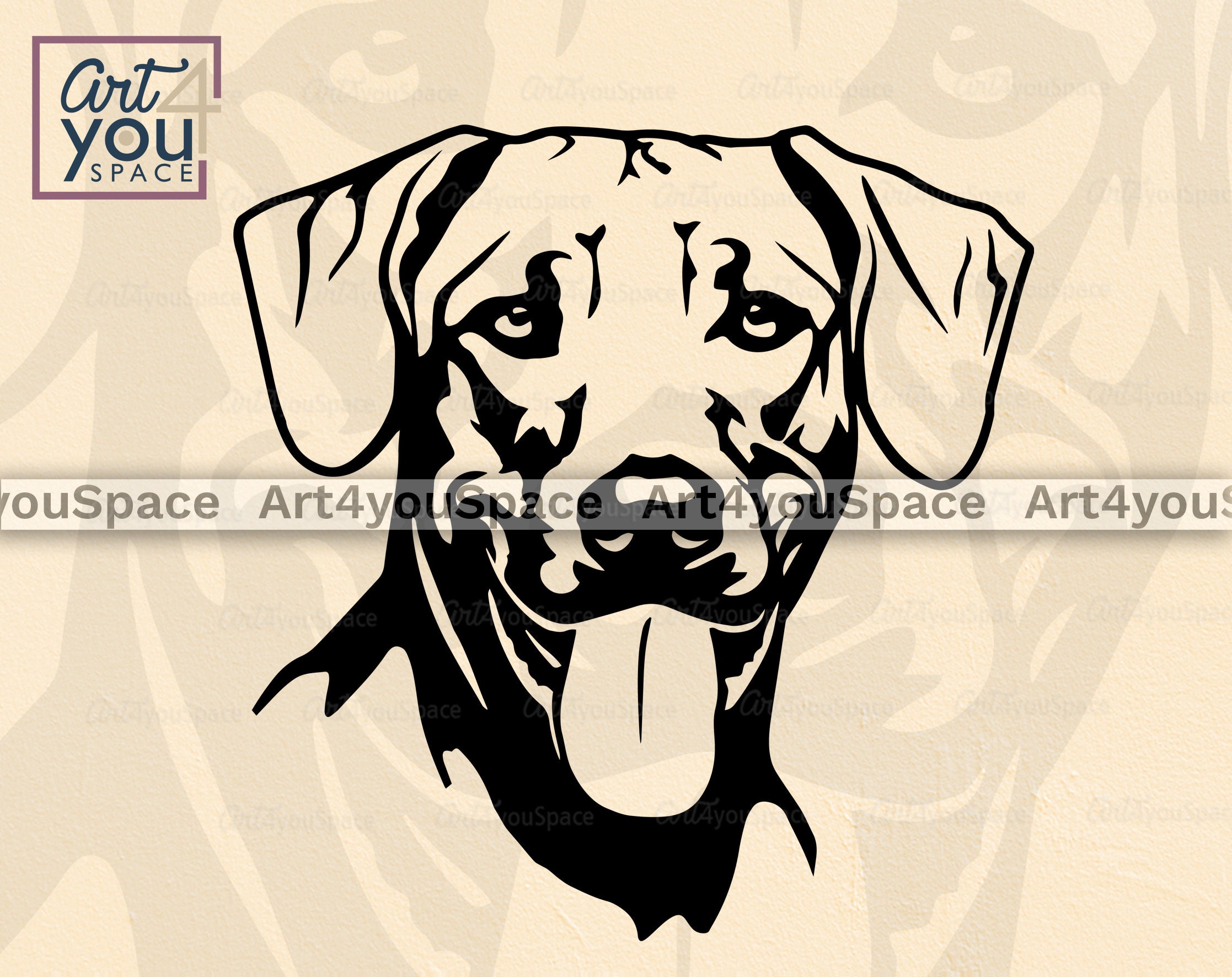 Rhodesian Ridgeback Svg Dog Svg Files for Cricut Funny Pet - Etsy Sweden