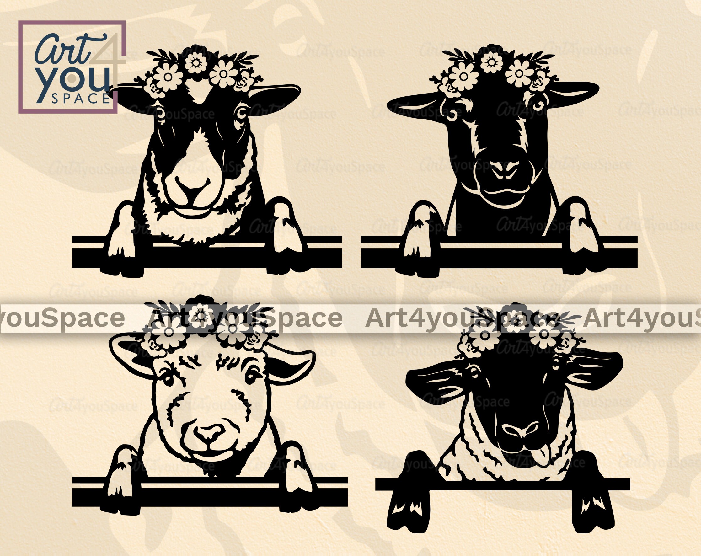 Sheep Svg File Cricut Babydoll Harlequin Dorper Suffolk | Etsy