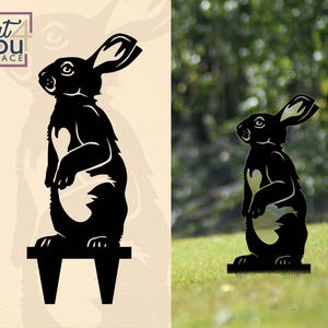 Rabbit SVG / Dxf Files for Plasma, Cnc, Glowforge, Lightburn / Laser ...
