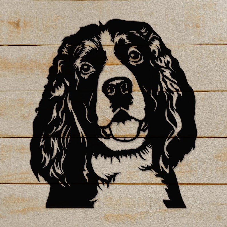 English Springer Spaniel Svg Dog Svg Cricut Cute Pet Face | Etsy