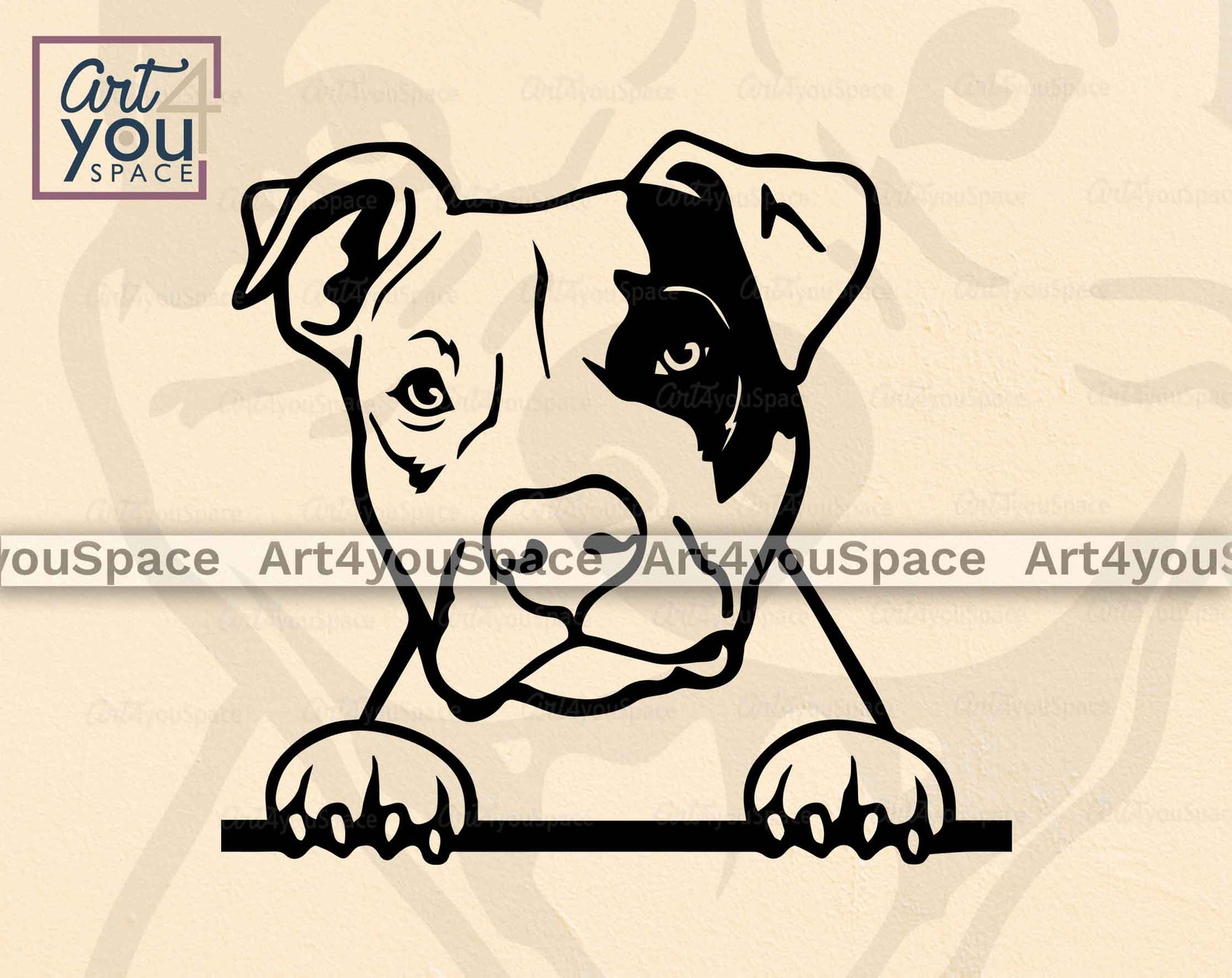 Pit Bull Svg Dog Svg Cricut Face Vector Head Clipart Png - Etsy