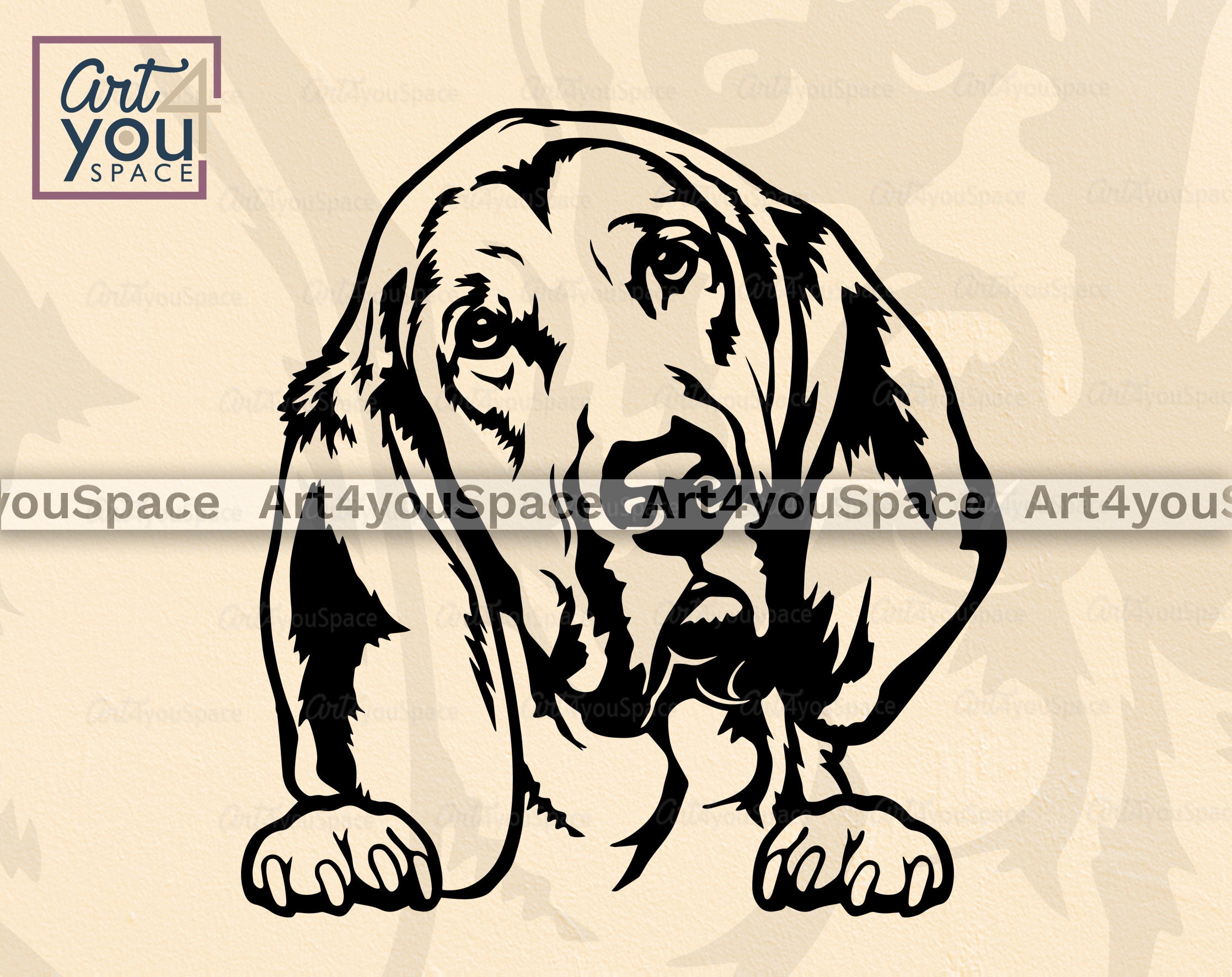 Bloodhound Svg, Dog Svg Cricut, Cute Pet Face Clipart, Download Png ...