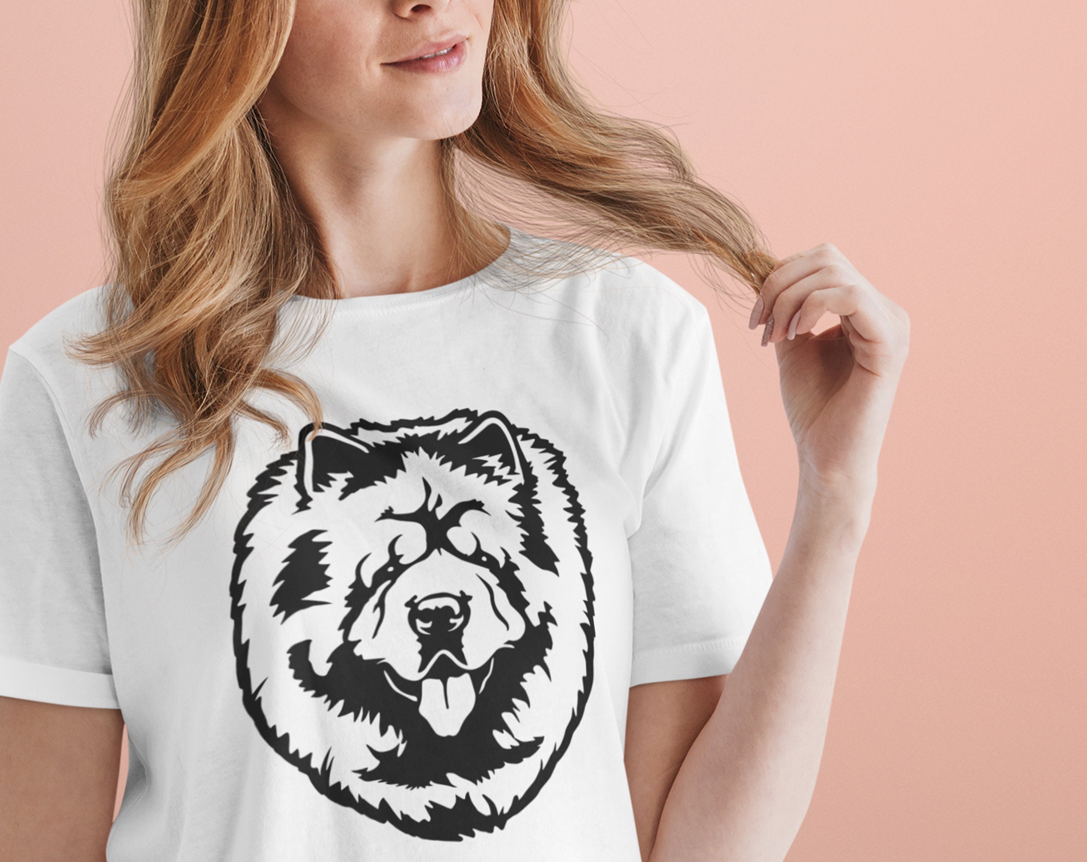 Chow Chow Clipart Dog Svg File for Cricut Head Face Body | Etsy Canada