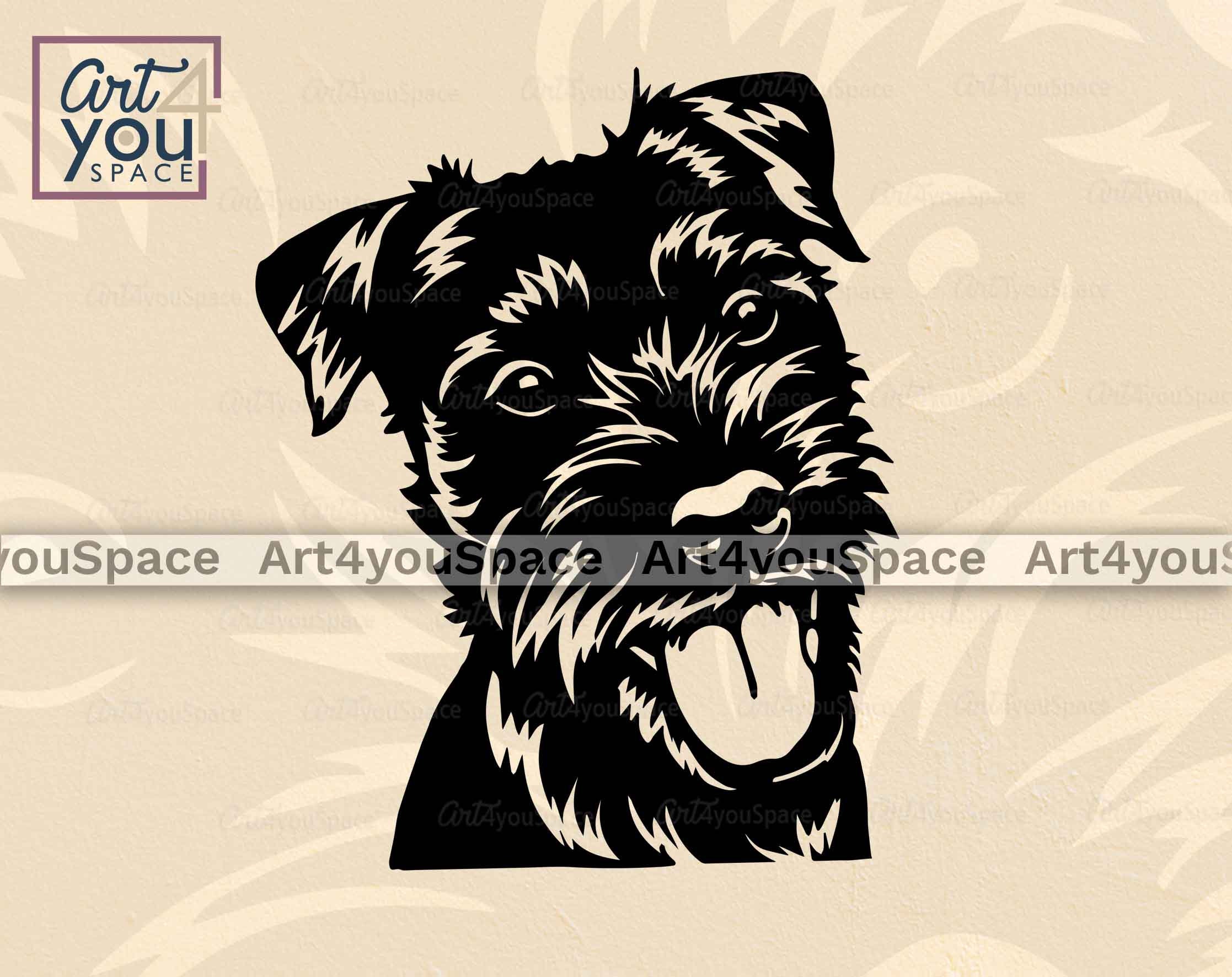 Digital Patterdale Terrier Dog svg files for cricut Plasma Cnc dxf ...