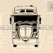 Kenworth Truck SVG Files Cricut, Front Tractor Trailer Clipart, Car ...