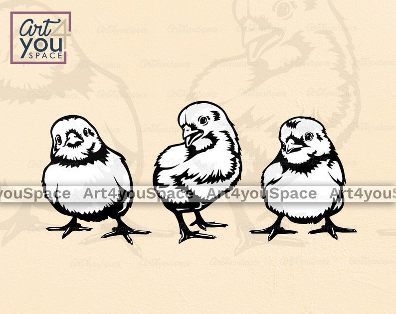 Chick svg files for Cricut Chicken vector cute farm animals | Etsy