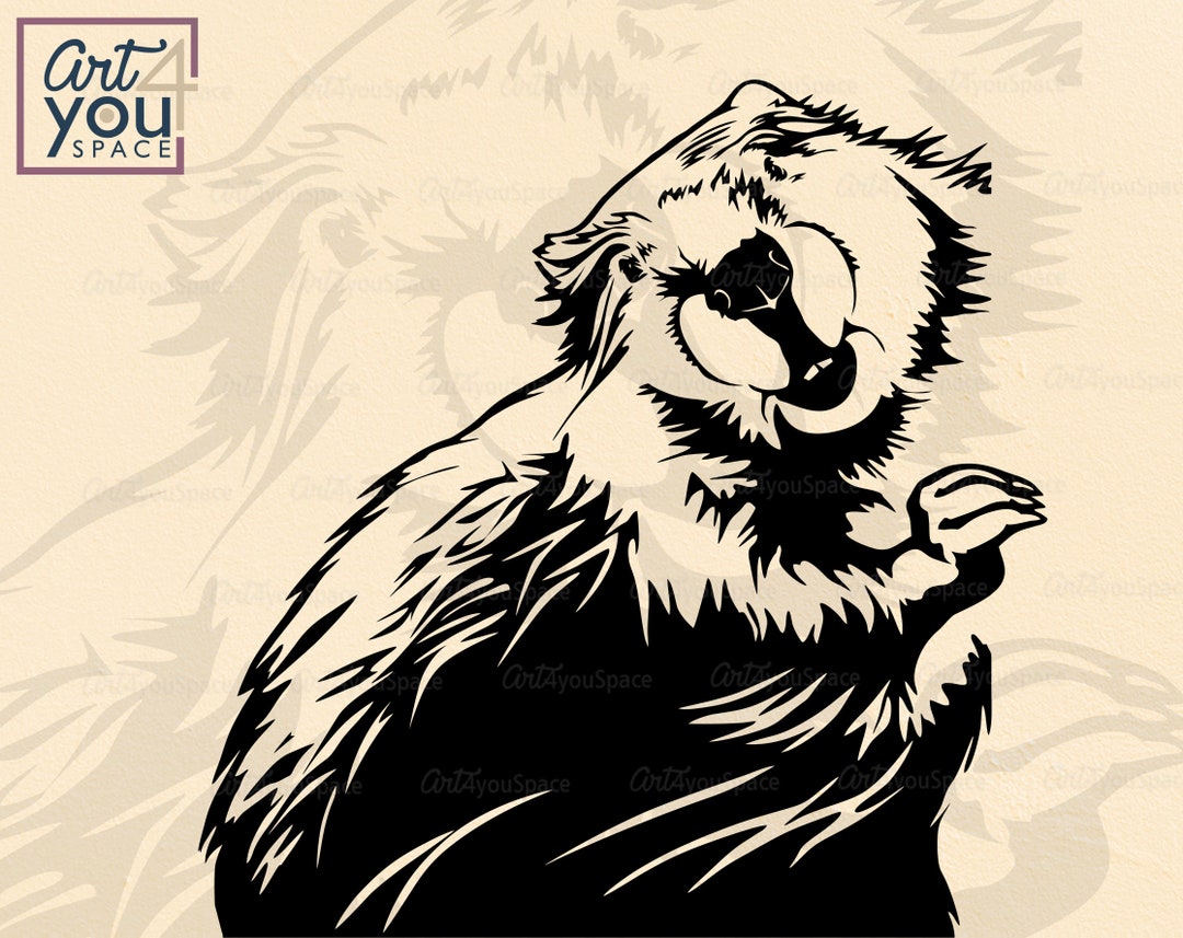 Beaver Svg Files for Cricut, Funny Woodland Animal Clipart Png ...