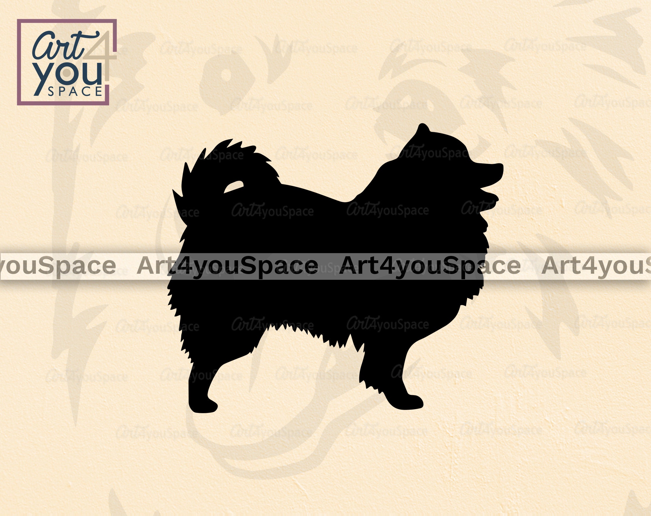 American Eskimo Svg Dog Face Vector Cricut Project | Etsy Canada