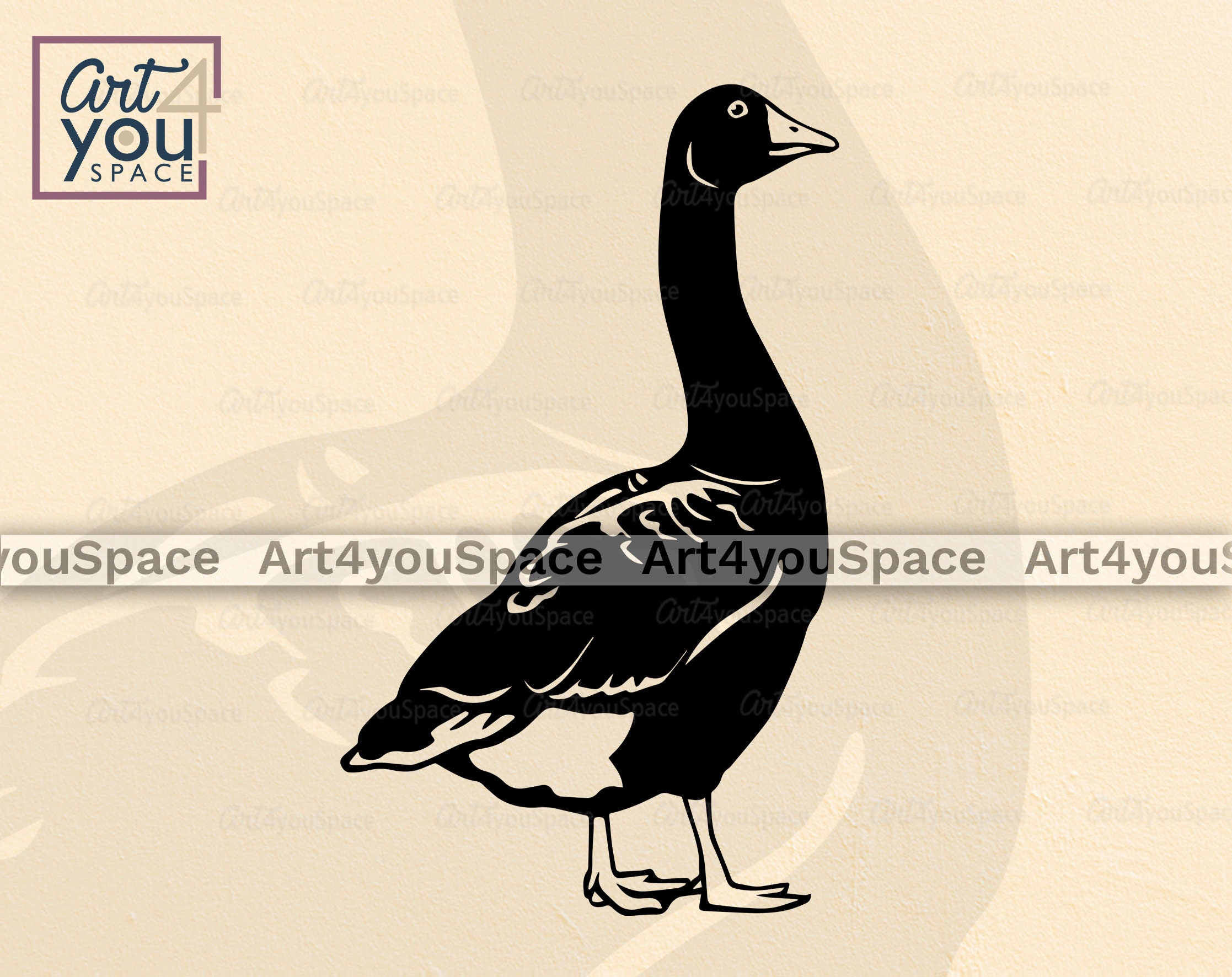 Goose Clipart Geese Svg Canada Geese Grey Goose Bird Farm - Etsy Canada
