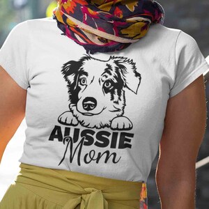 Miniature Australian Shepherd SVG PNG DXF, Dog Cricut Project, Mini ...