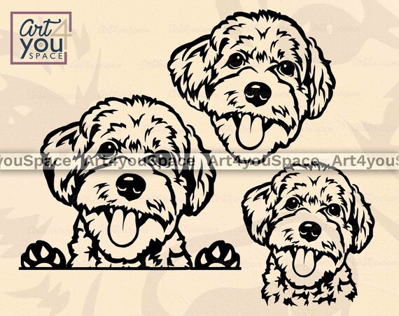 Morkie SVG File Cricut Dog Lover Vector Clipart Download - Etsy