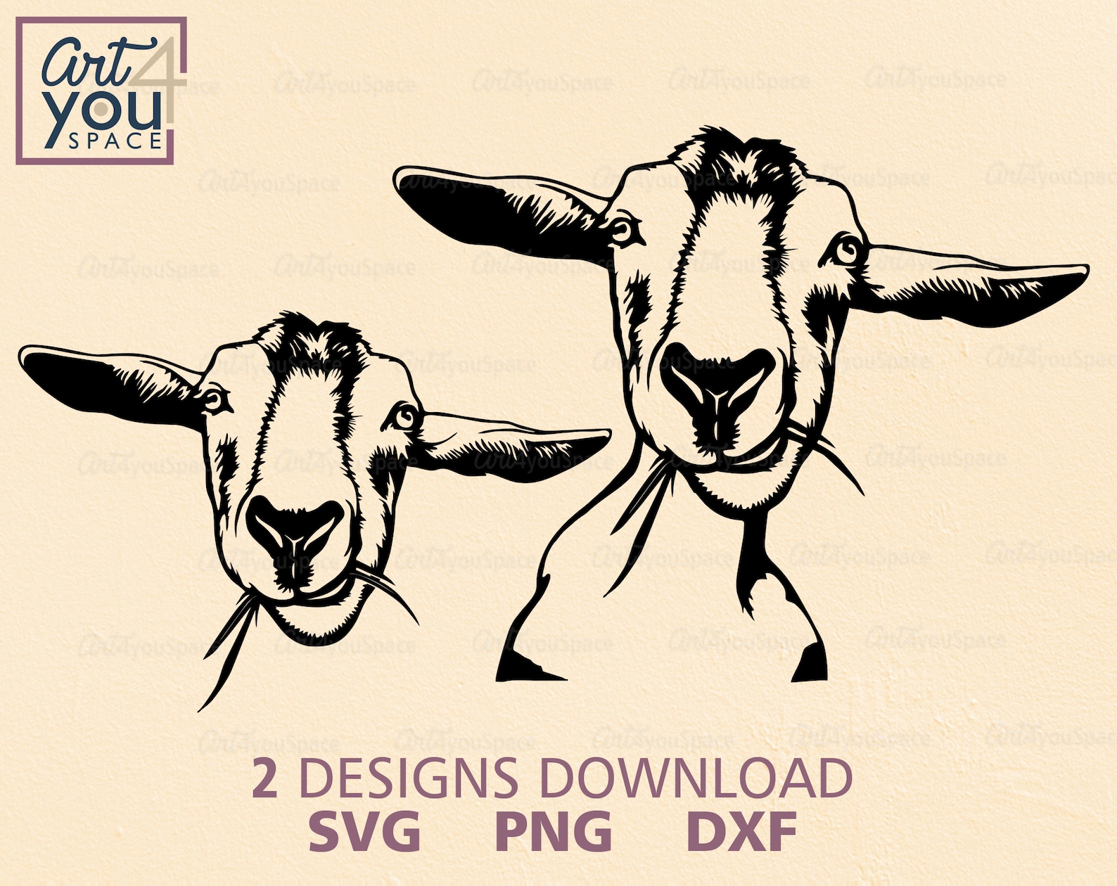 Funny Goat Svg Farm Animal Ibex Billy Goat Clipart - Etsy