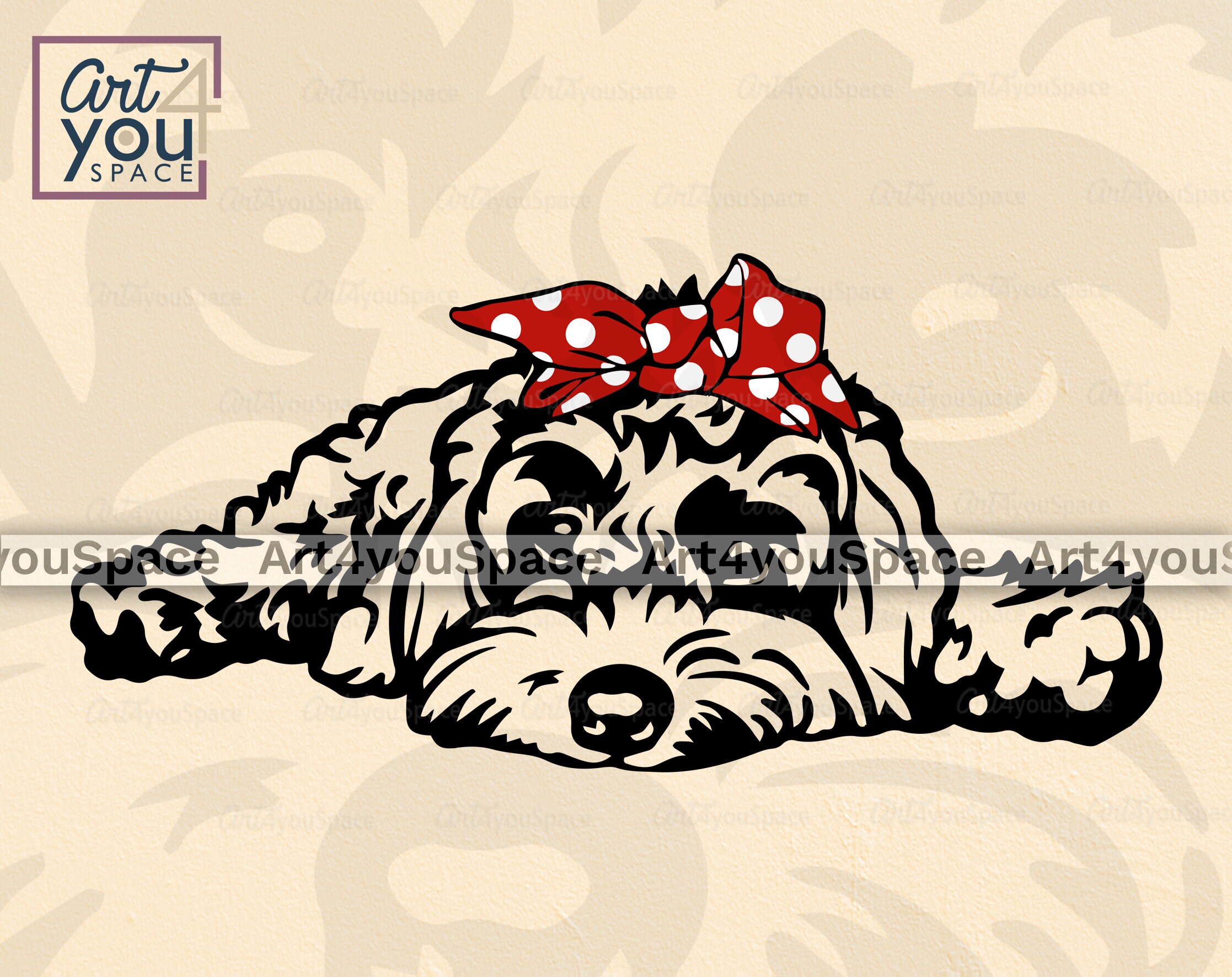 Cockapoo Svg Dog Svg Cricut Cute Pet Clipart Vector - Etsy Australia