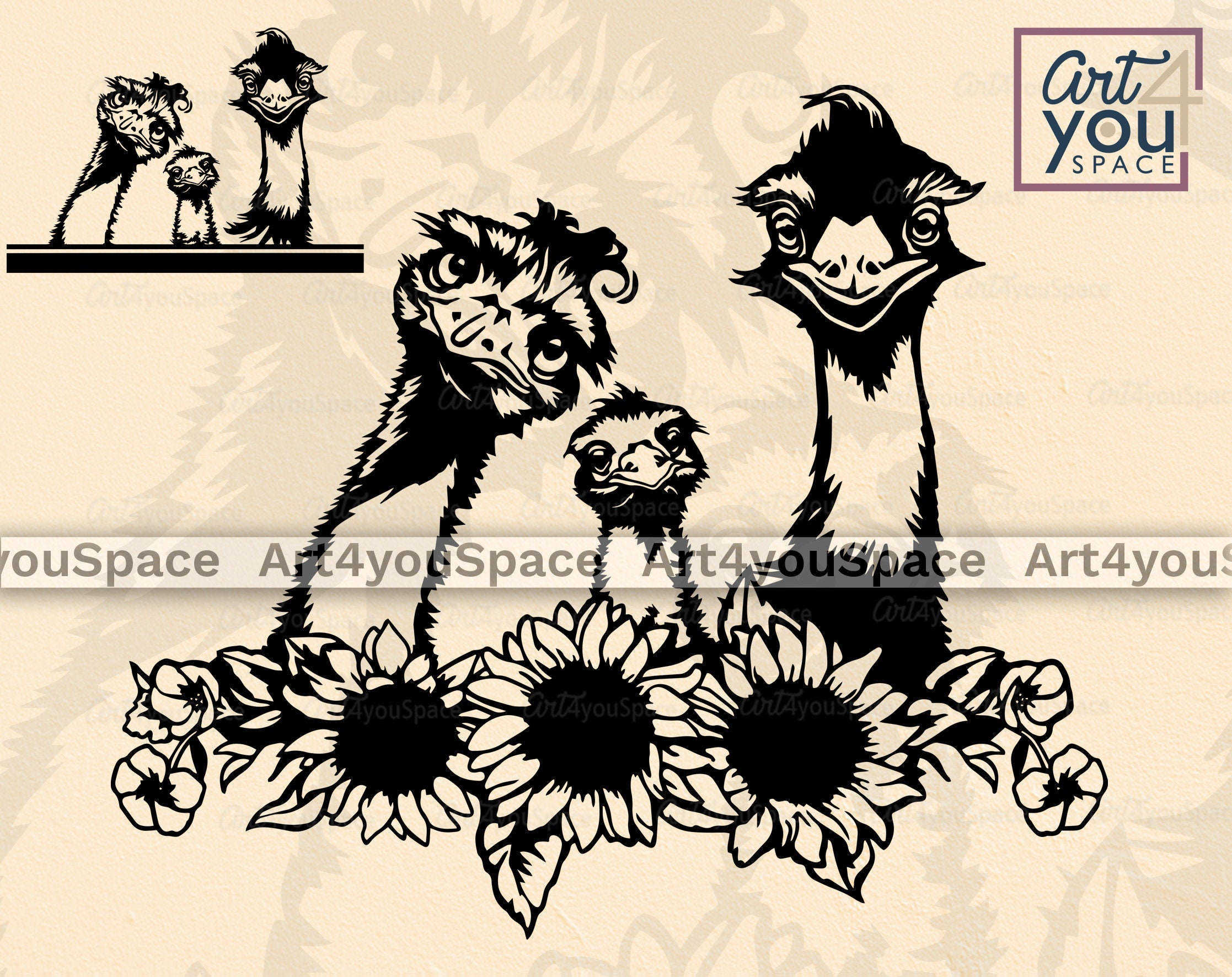 Cute Emu Svg Cricut Australian Bird Vector Farm Animal Png - Etsy Australia