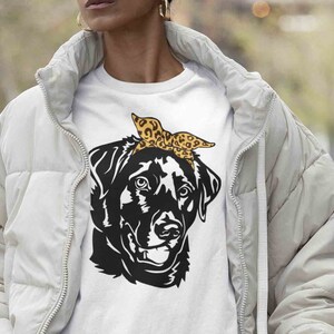 Black Labrador Dog Svg Cricut, Labrador Retriever Mom, Face Bandana ...