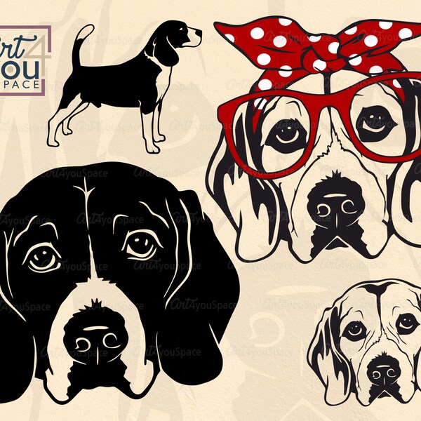 Laser Cut Beagle Svg - Etsy