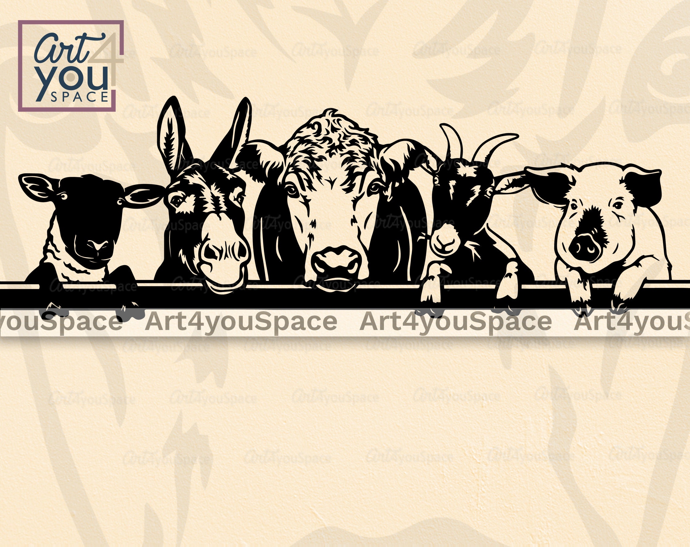 Hereford Cow SVG Files for Cricut Heifer Clipart Download - Etsy