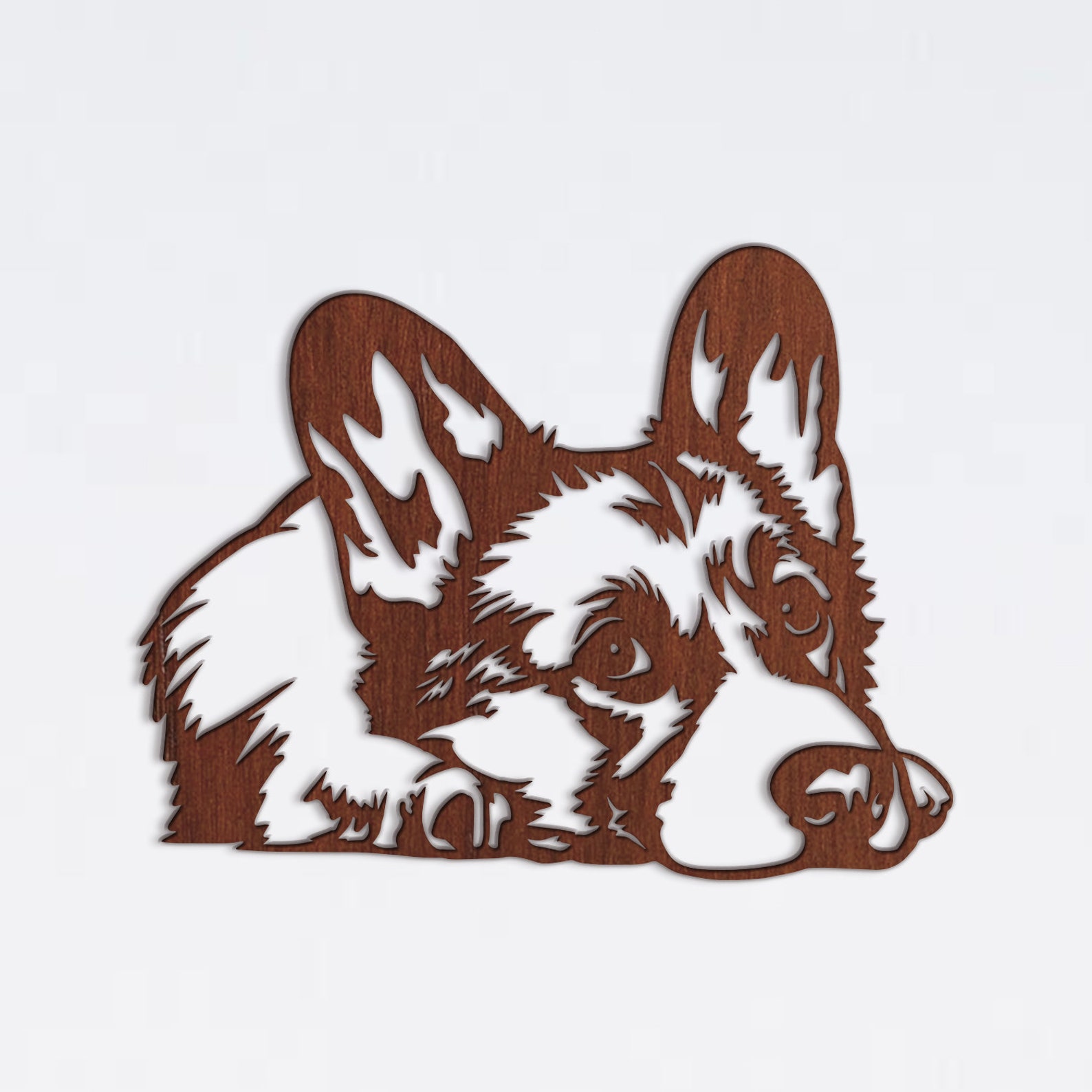 Corgi Svg Dog Svg Files for Cricut Cute Corgi Lying Body - Etsy
