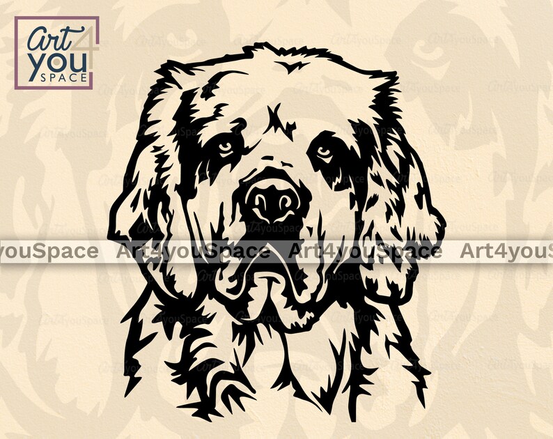 Clumber Spaniel SVG Dog Svg Files for Cricut Funny Pet Face | Etsy