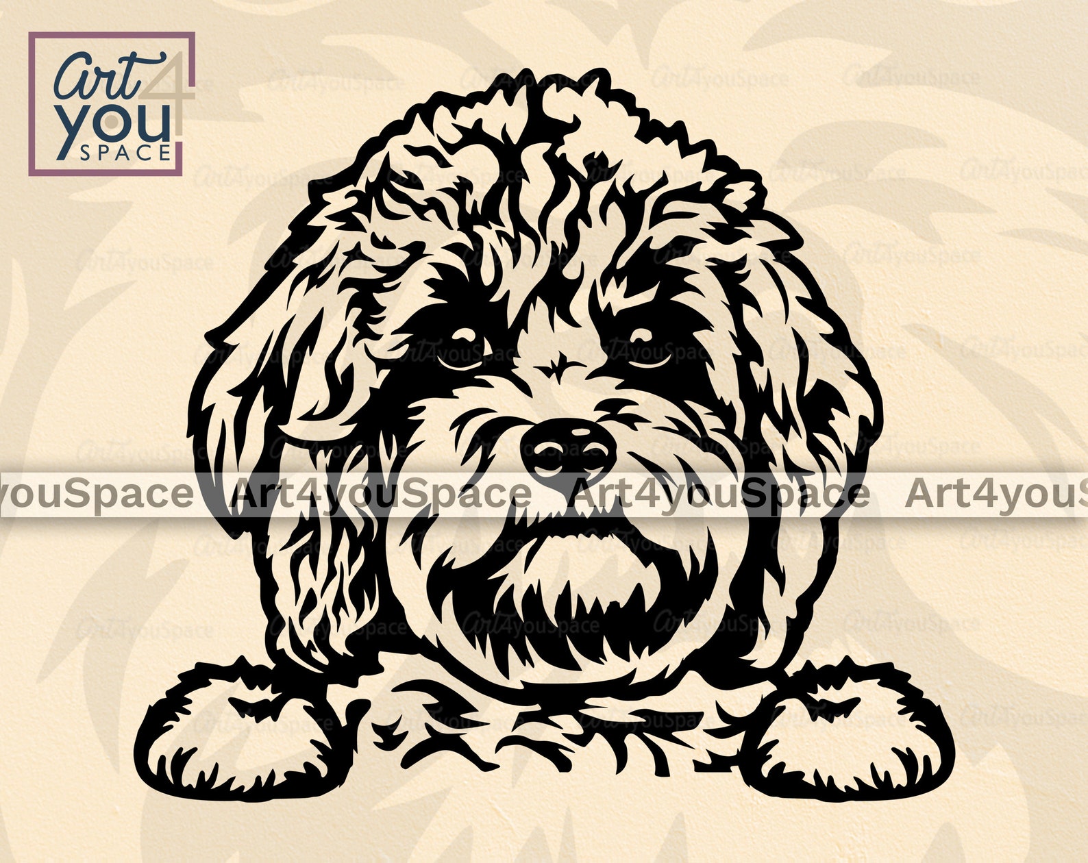 Cavapoo Svg Dog SVG File Cricut Cute Puppy Clipart Download - Etsy ...