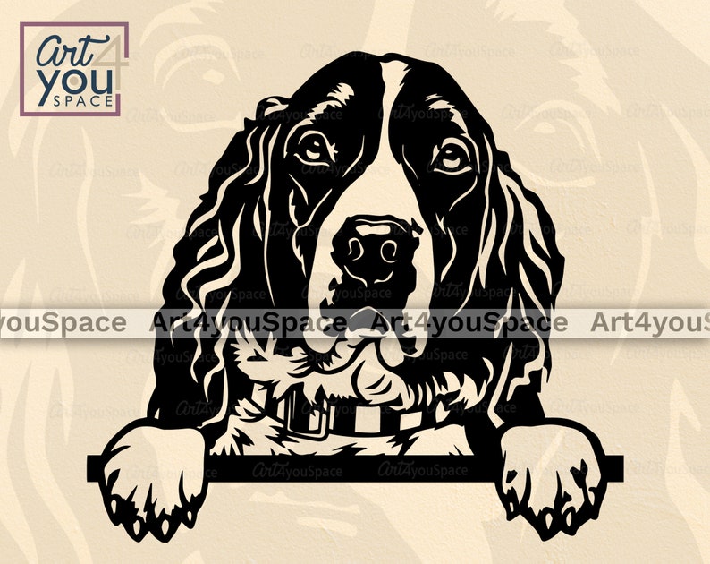 English Springer Spaniel Svg Dog Svg Cricut Clipart - Etsy