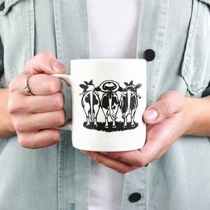 Three Cows SVG Files for Cricut, Heifer Png, Farm Animal Clipart ...