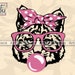 Bobcat SVG Cricut, Cute Wild Animal Bandana Glasses, Wildlife Clipart ...